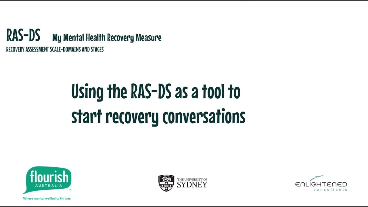 Using the RAS-DS as a tool to start recovery conversations - YouTube