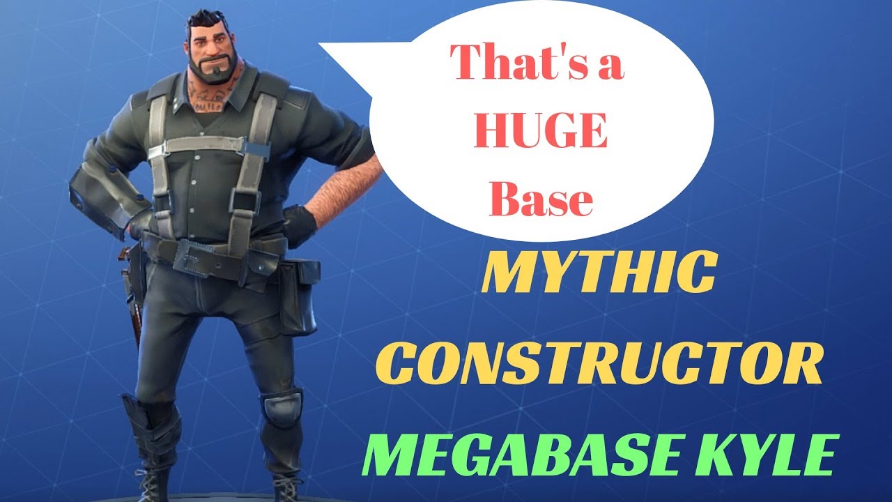 Mega Base Kyle Mythic Constructor Gameplay | Fortnite Save The World ...