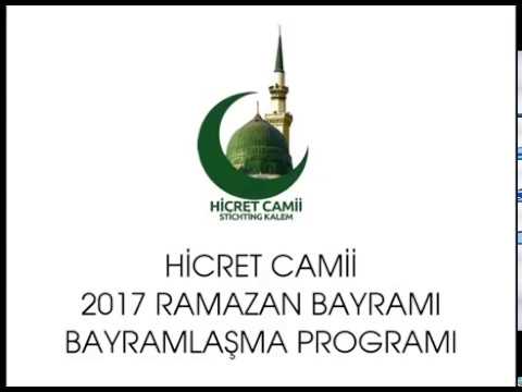 2017 Ramazan Bayramı - Bayramlaşma programı