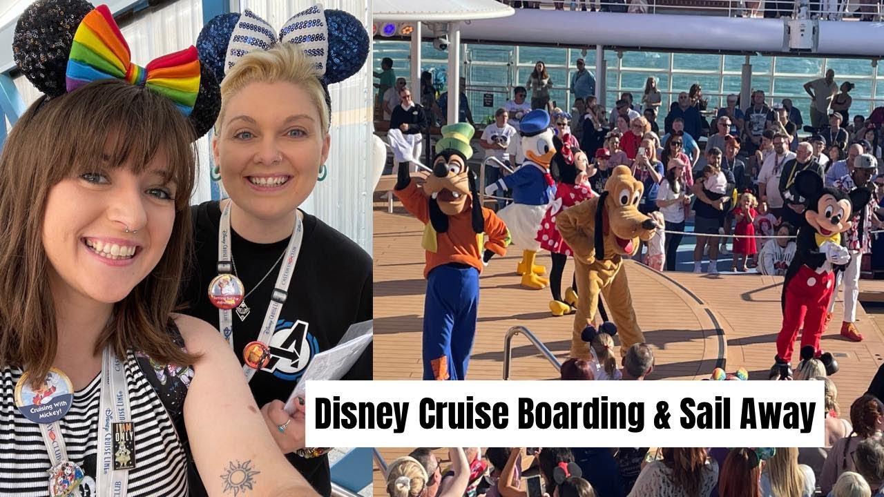 Disney Cruise Norwegian Fjords Vlog 1: Embarkation, Sail Away Party ...