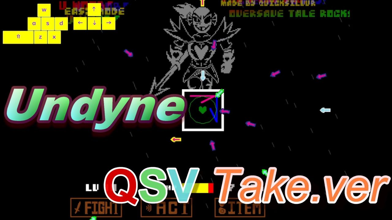 [UNDERTALE AU] OverSave-Tale Undyne (QSV Take) Completed!! (Easy Mode ...