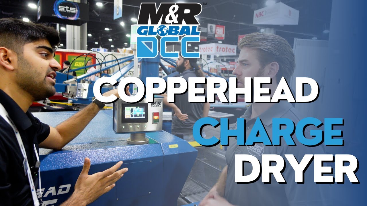 The Copperhead Charge is a Shirt Curing Supercharger | M&R Global - YouTube