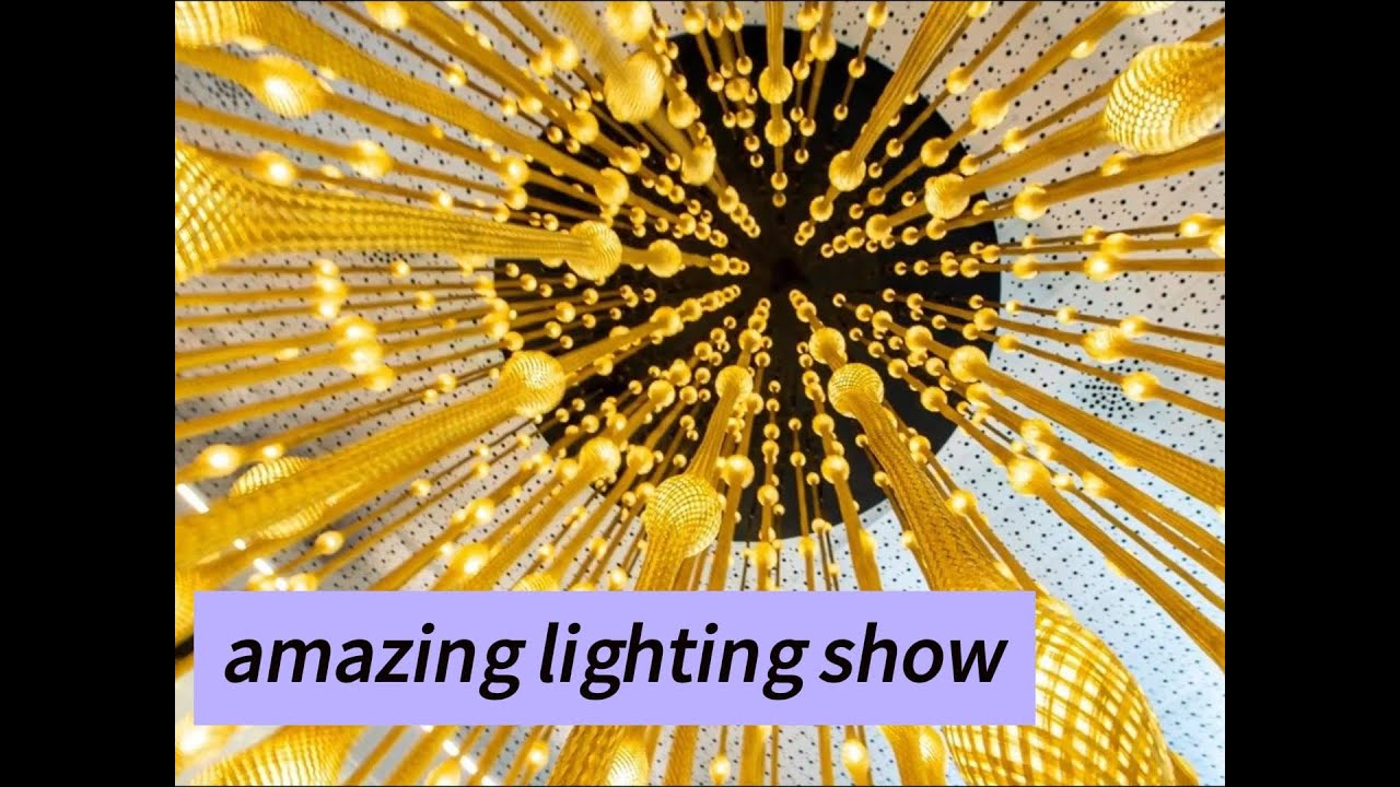 "Some amzing chandelier lighting show!"#lightingfactory #homedecor # ...
