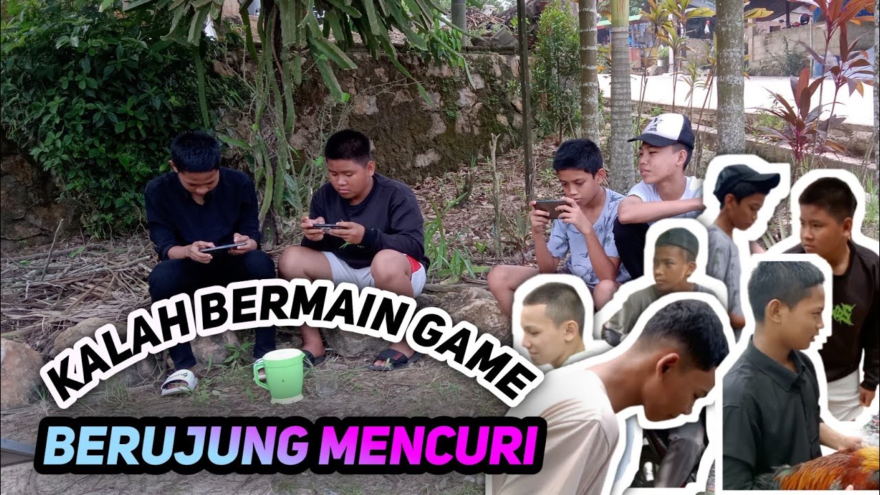 DRAMA "BERMAIN GAME BERUJUNG MENCURI" - YouTube