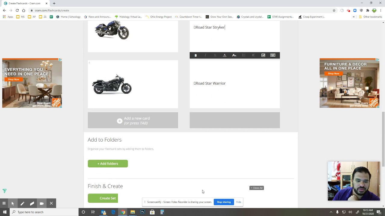 How to make Flashcards using Cram.com - YouTube