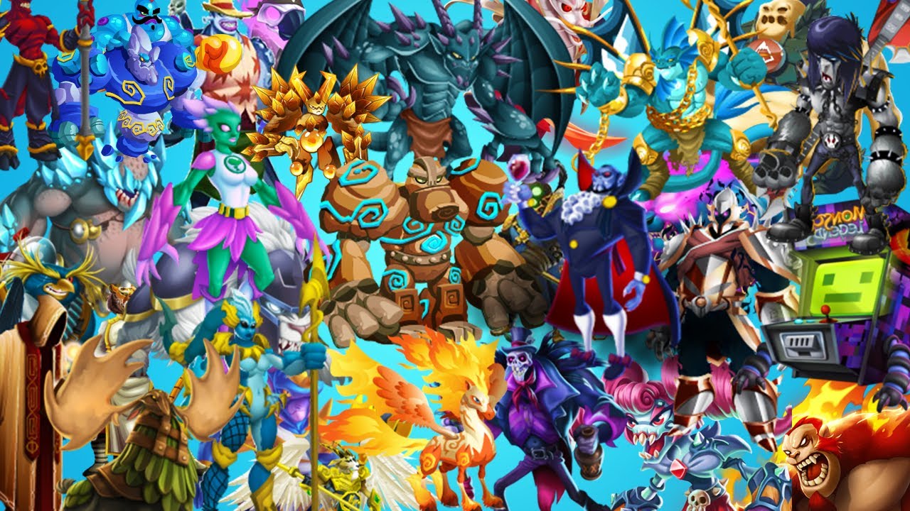 Monster Legends | All Boss in Adventure Map - YouTube