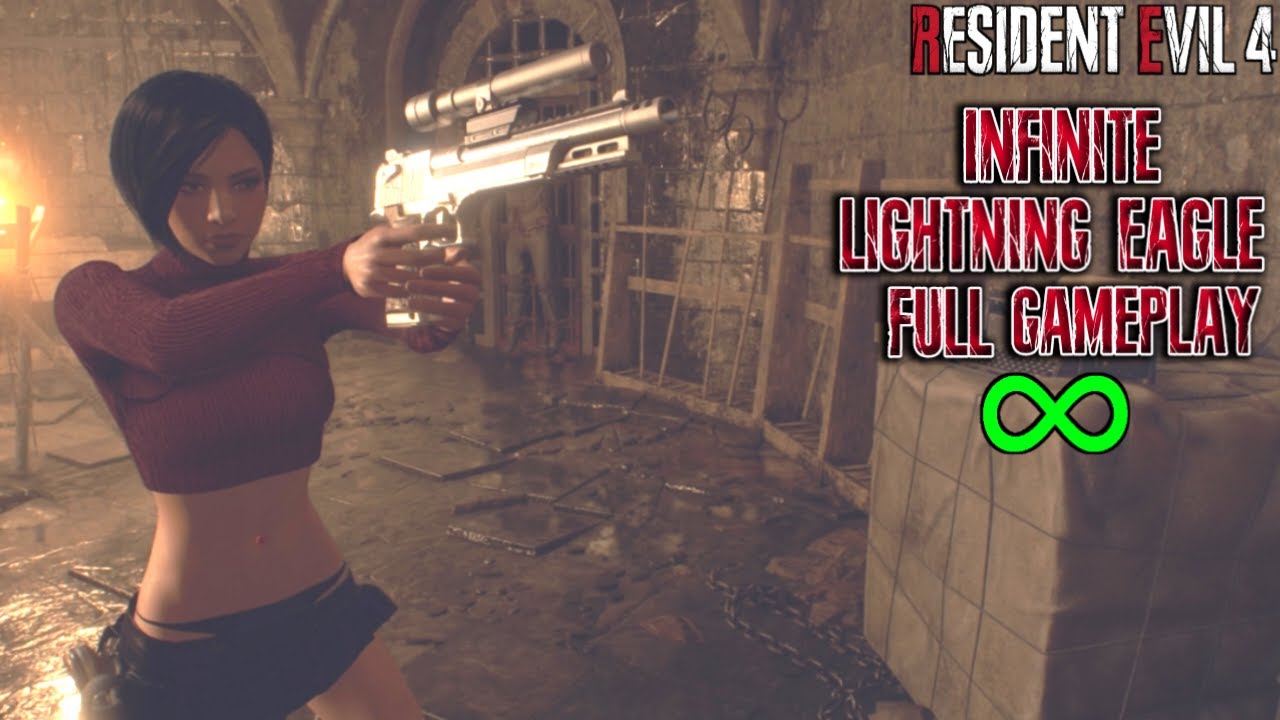 INFINITE LIGHTNING EAGLE ONLY!! Full Gameplay - Resident Evil 4 Remake Separate Ways - YouTube