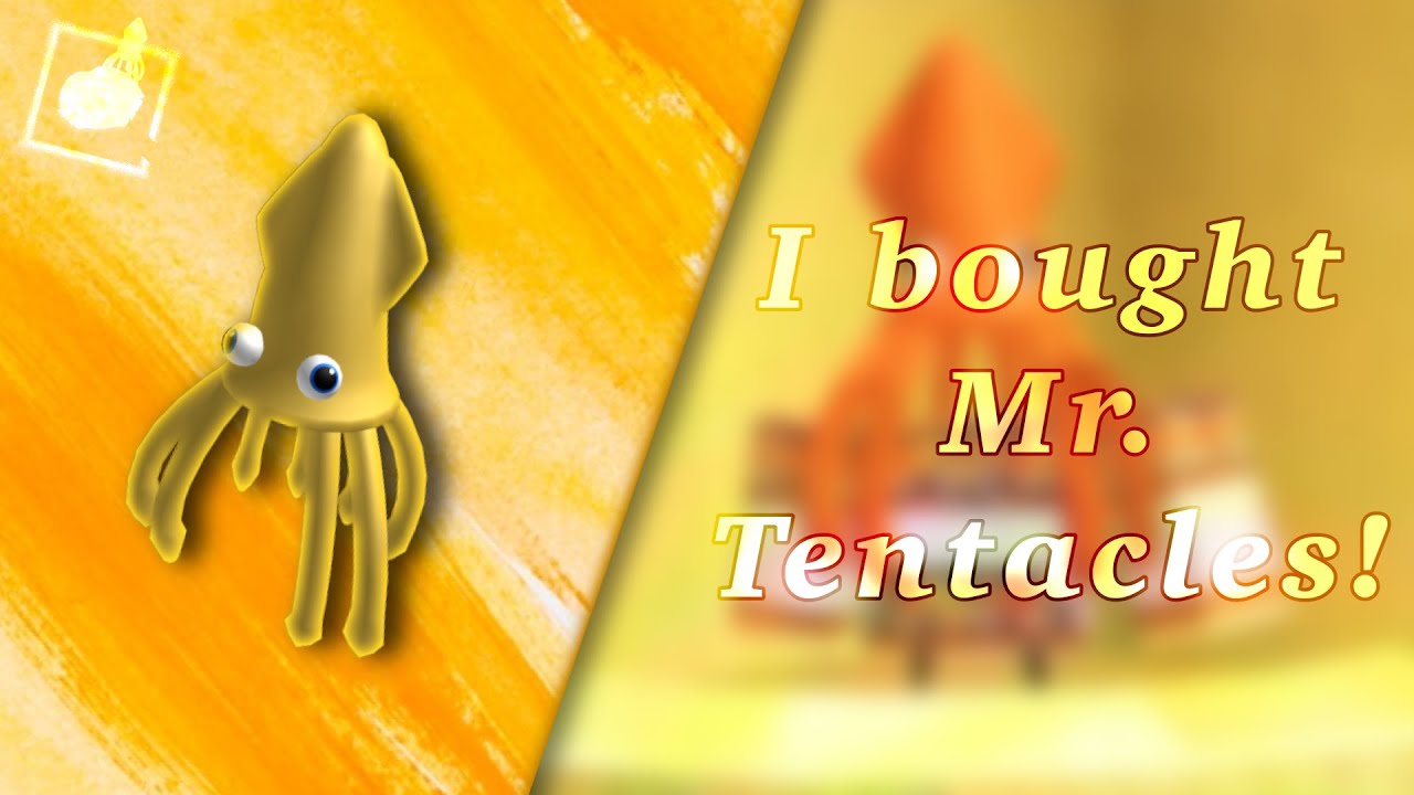 I bought the "Mr. Tentacles" on Roblox! (9,090 Robux) 🦑💛 - YouTube