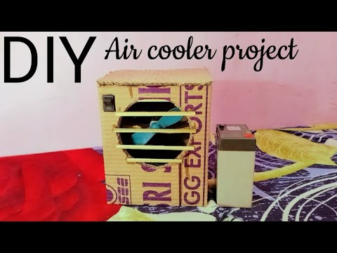 how to make air cooler at home #aircooler #airconditioner #aircraft ...