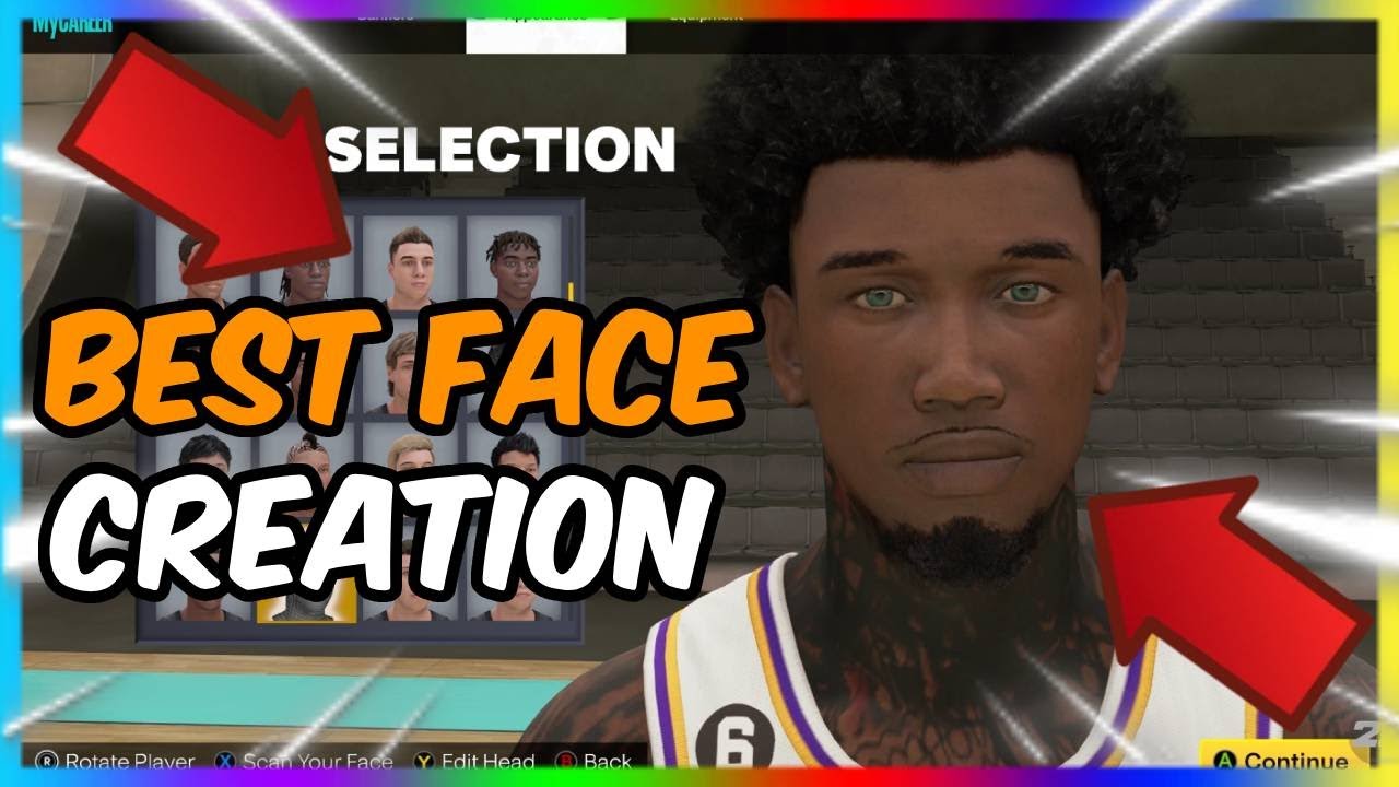 BEST COMP FACE CREATION ON NBA 2K23 (REALISTIC) - YouTube