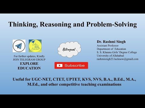 Thinking, Reasoning and Problem Solving - YouTube