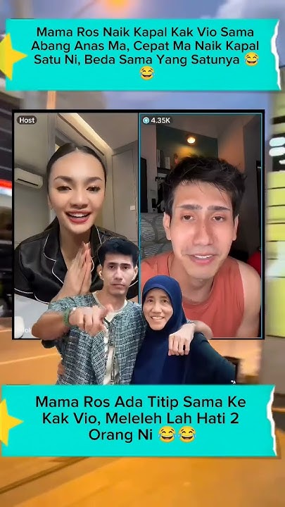Mama Ros Kirim Salam Ke Kak Vio. Omay Sweet Banget Ma 😭🥺😍😍 - YouTube