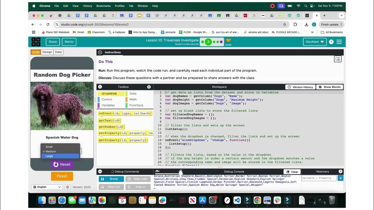 Unit 7: Lesson 10 (Traversals Investigate) - AP Computer Science ...