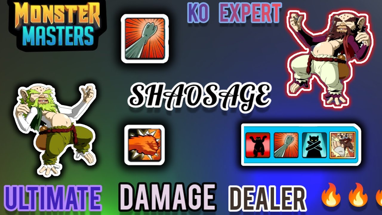 THE KILLING MACHINE OF MONSTER MASTER (SHAOSAGE)😈😈 II RANK PUSH MATCH ...