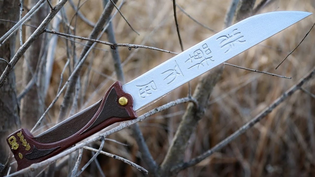 How to make Zuko's Dagger Out of Paper - YouTube