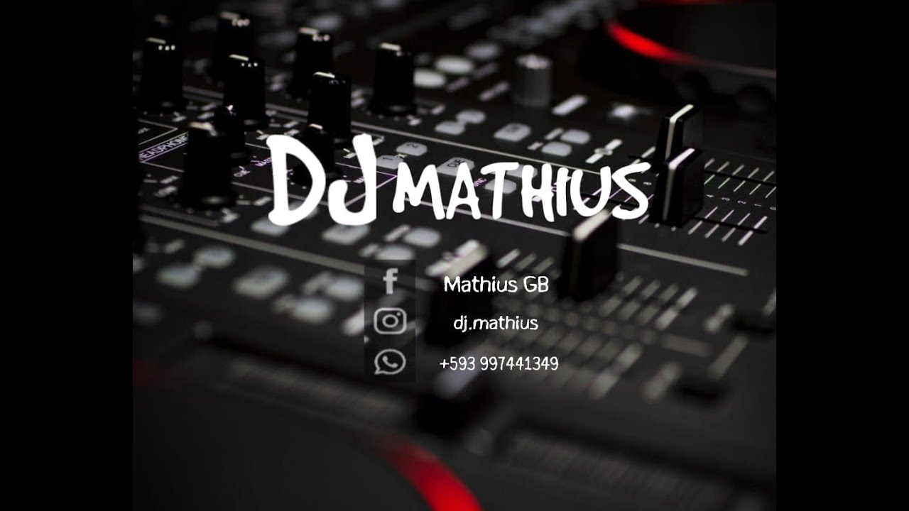 Dj Mathius - Mix Chicha Ecuador - YouTube