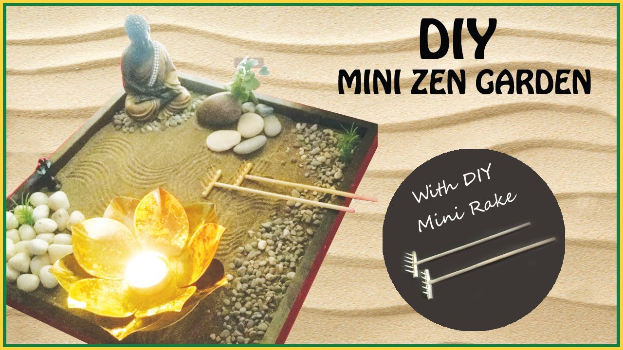 DIY MINI ZEN GARDEN | DIY MINI RAKE | TABLETOP ZEN GARDEN | ARCHASVI ...