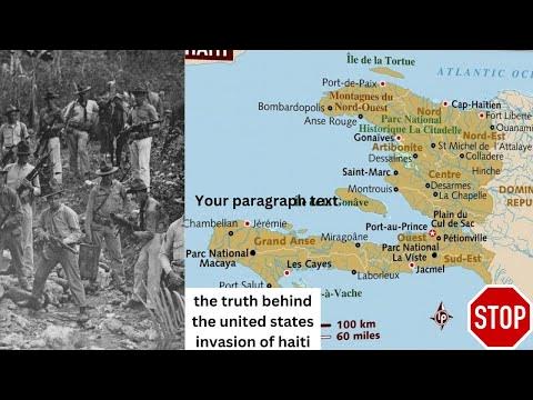 United States occupation of Haiti | the American invasion of Haiti in ...