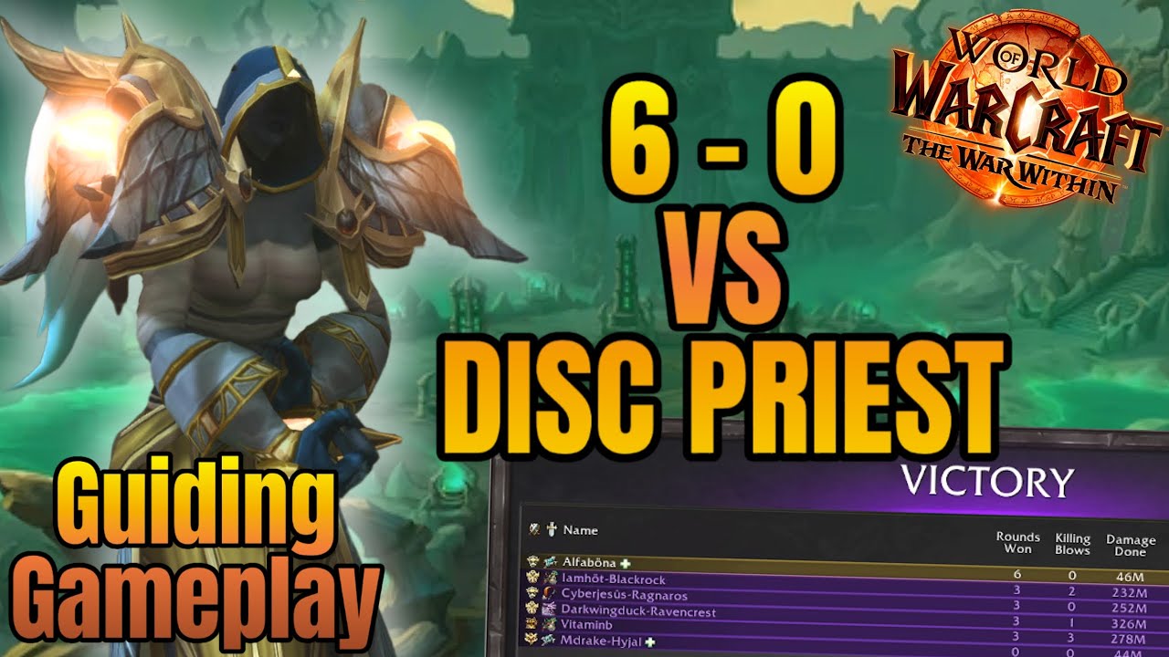 6-0 VS DISC PRIEST | ft. Swapxy | Disc Priest Solo shuffle 2246 MMR ...