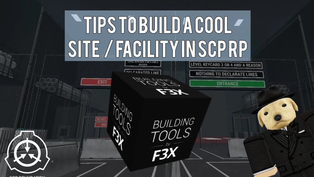 Tips to build a cool site / facility in SCP RP - YouTube