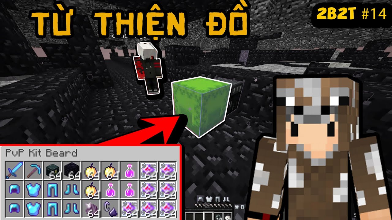 2B2T Từ Thiện Cho Người Chơi Full Đồ | Channy Minecraft - YouTube