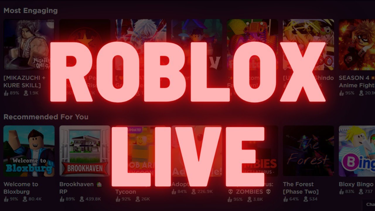 Playing Roblox Games with VIEWERS - Roblox Live | 22/06/21 - YouTube