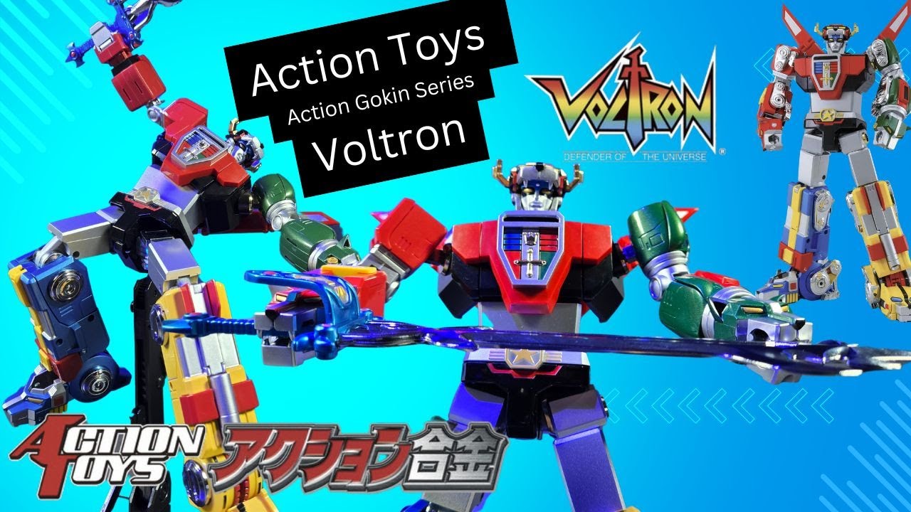 Unboxing Action Toys Action Gokin Series Voltron – Watch Before You Buy ...