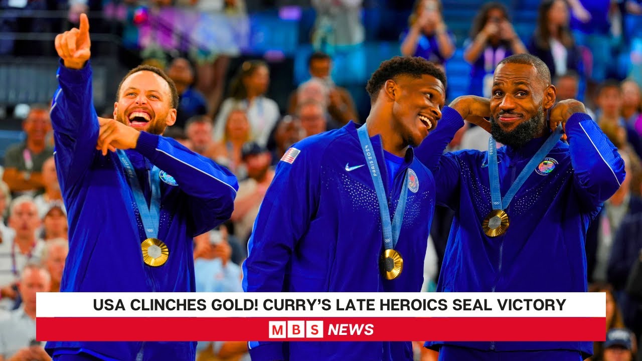 USA Wins Fifth Consecutive Olympic Gold! Curry Shines in Thrilling ...