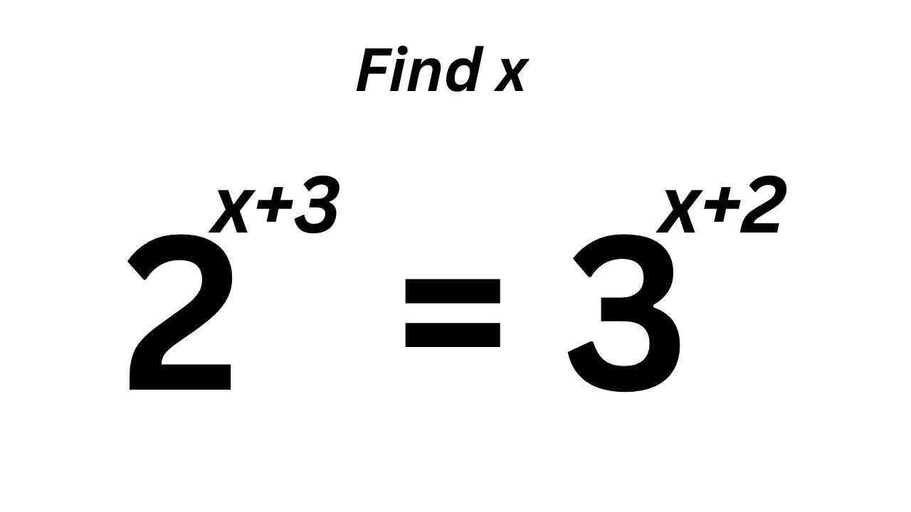 Math Olympia | How To Solve For X In This Problem - YouTube