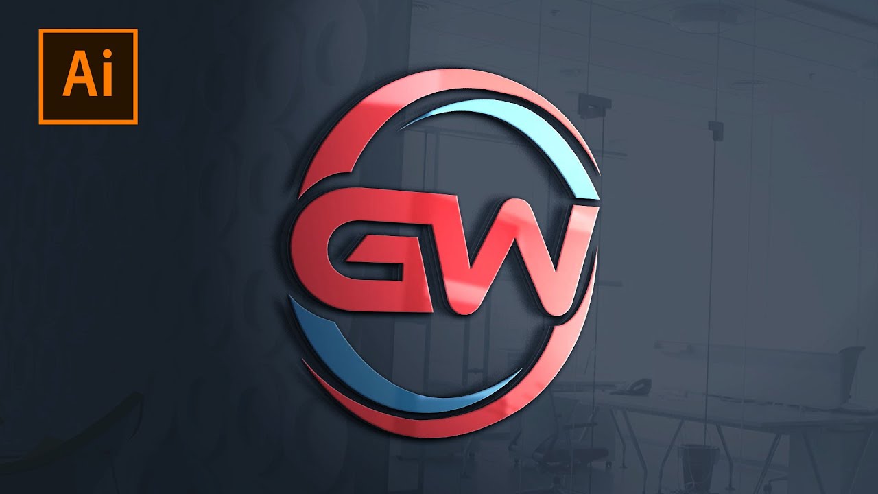 How to make modern letter logo design | Adobe Illustrator Tutorial ...