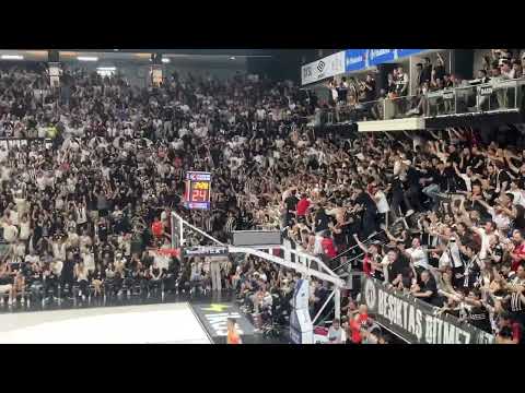BEŞİKTAŞ TARAFTARI ŞOV YAPTI! 🏀 Play-Off Yarı Finalde Tribün Patladı (BJK - Efes)