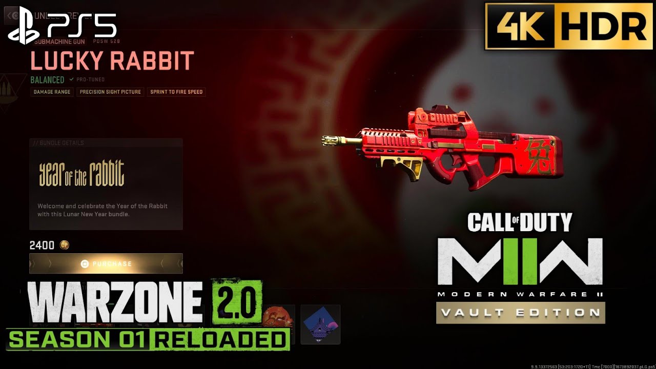 PDSW 528 Lucky Rabbit Skin MW2 | MW2 Lucky Rabbit Skin | Lucky Rabbit ...