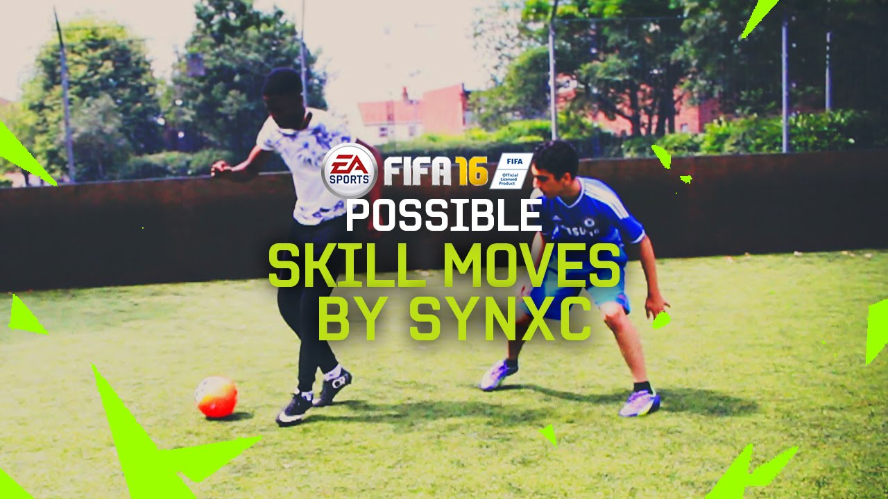 BEST IRL FOOTBALL SKILLS IN FIFA 16 - YouTube