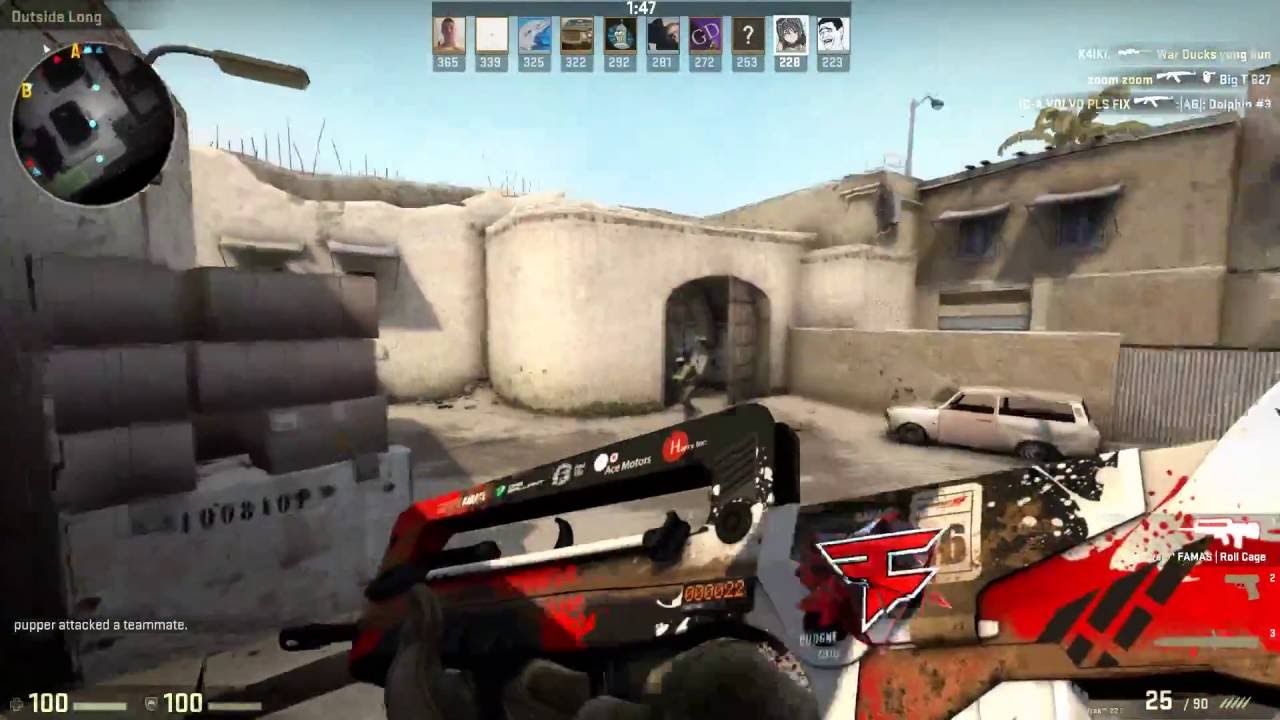 CSGO Loadout Showcase - StatTrak™ FAMAS | Roll Cage - YouTube