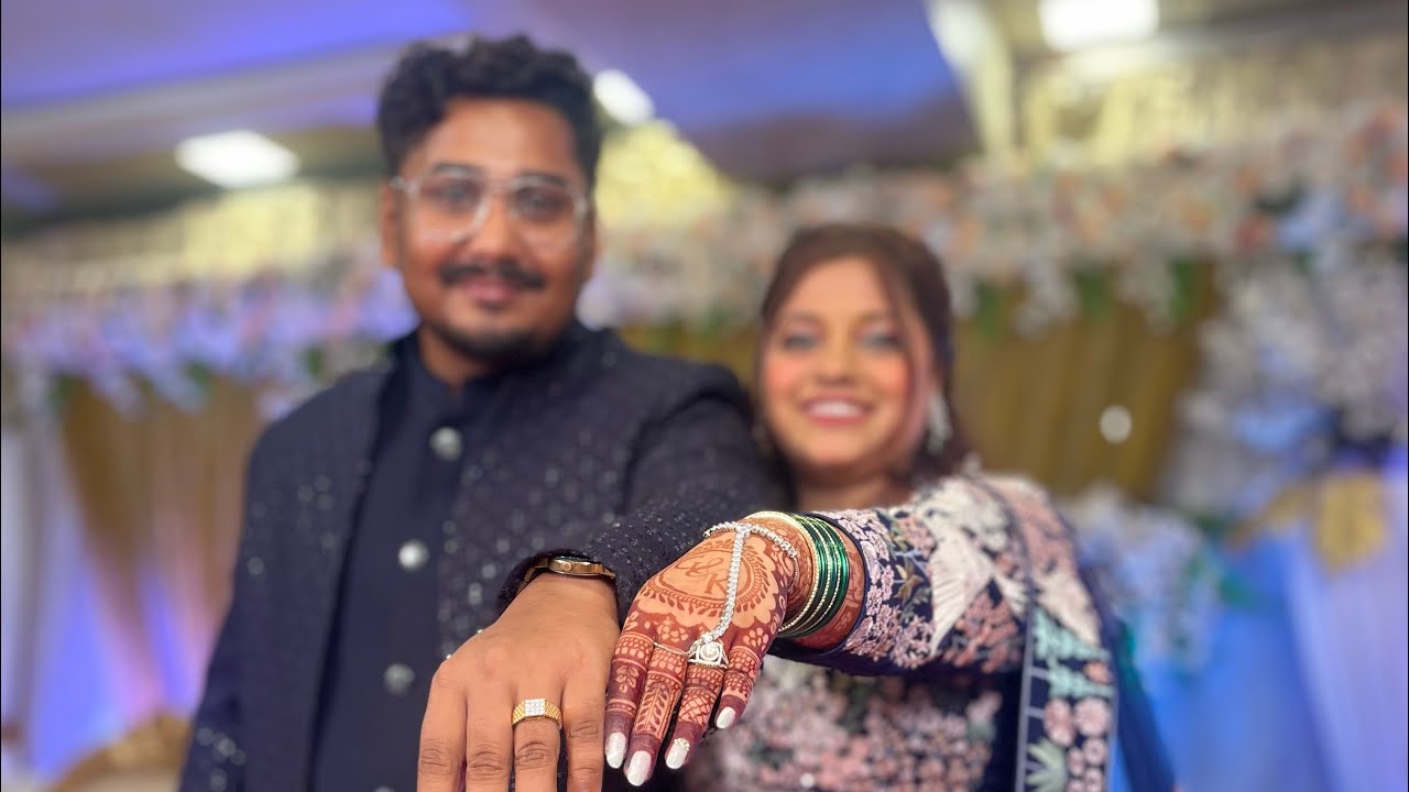 Kamlesh & Gautami engagement || Vlog #shadi #vlog - YouTube