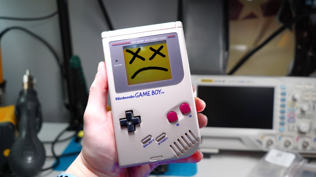 Restoring A Battery Leak Damaged Original Game Boy - YouTube