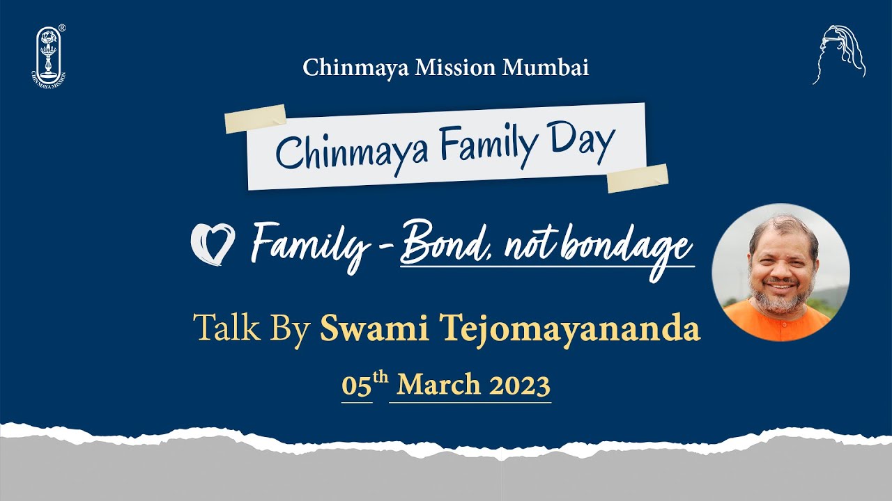 Chinmaya Family Day | Swami Tejomayananda | 5th March 2023 - YouTube