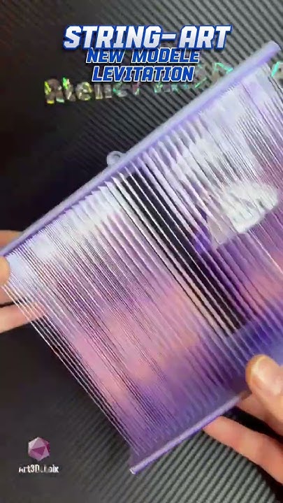 3D Printing 🖤🌸🖤 Impression 3D - Cadre 3D STRING-ART - Lévitation 🖤🌸🖤 # ...
