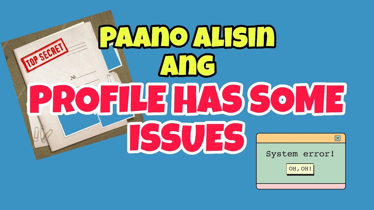 Paano alisin ang PROFILE HAS SOME ISSUES sa facebook account - YouTube