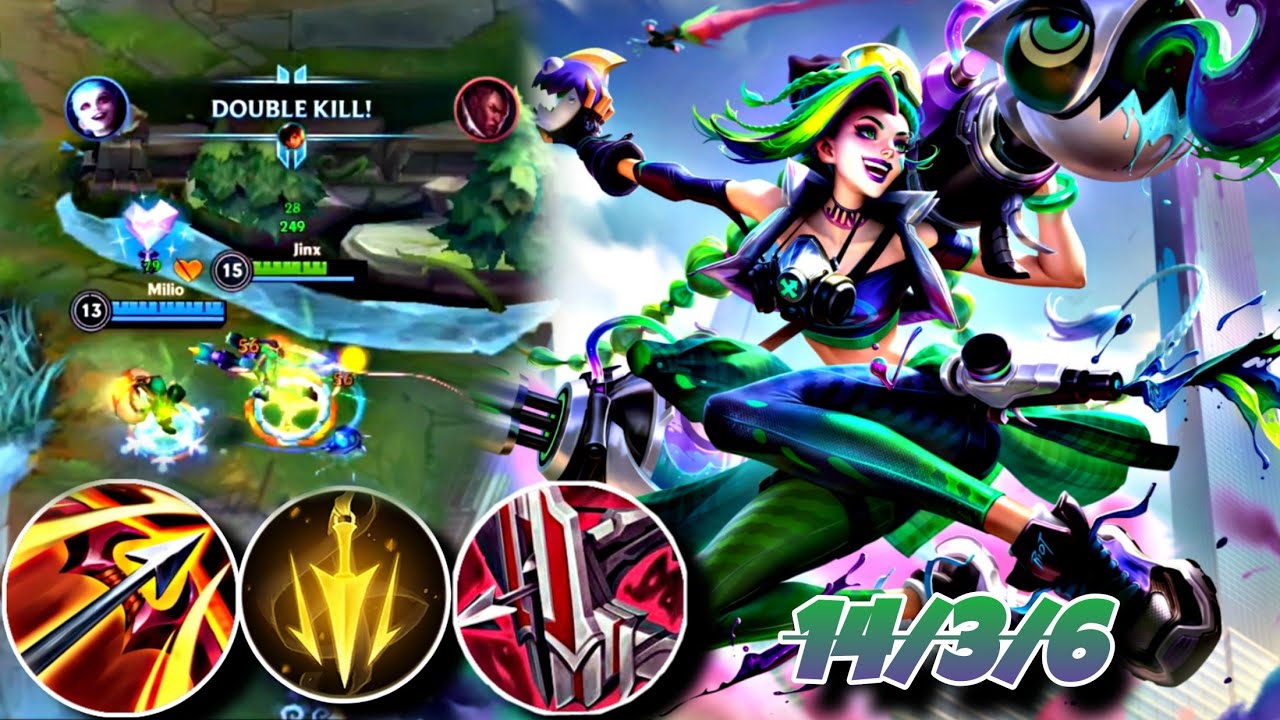 WILD RIFT ADC | BEST HYPER CARRY IN WILD RIFT ? |GAMEPLAY|#jinx # ...