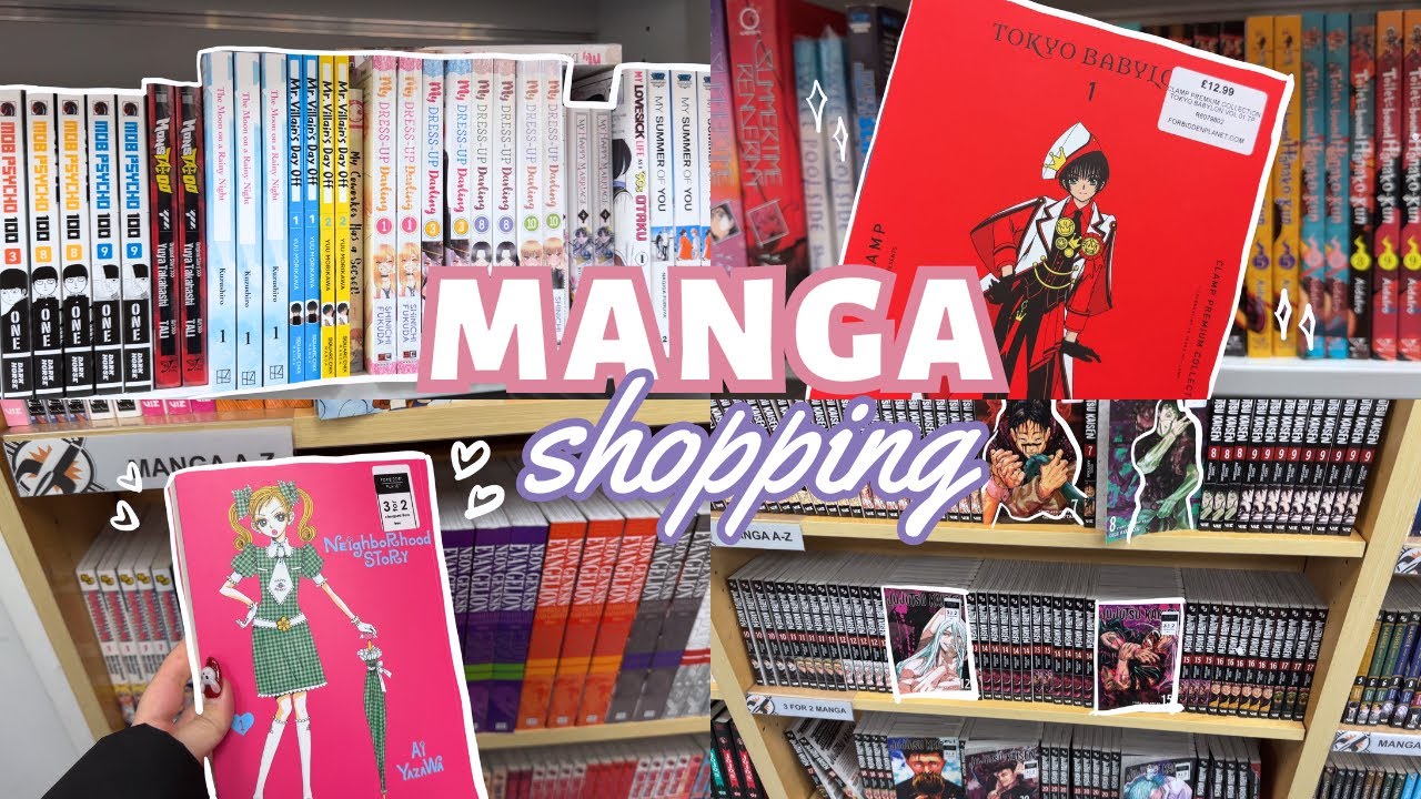 manga shopping vlog 🛒 | forbidden planet haul & new releases - YouTube