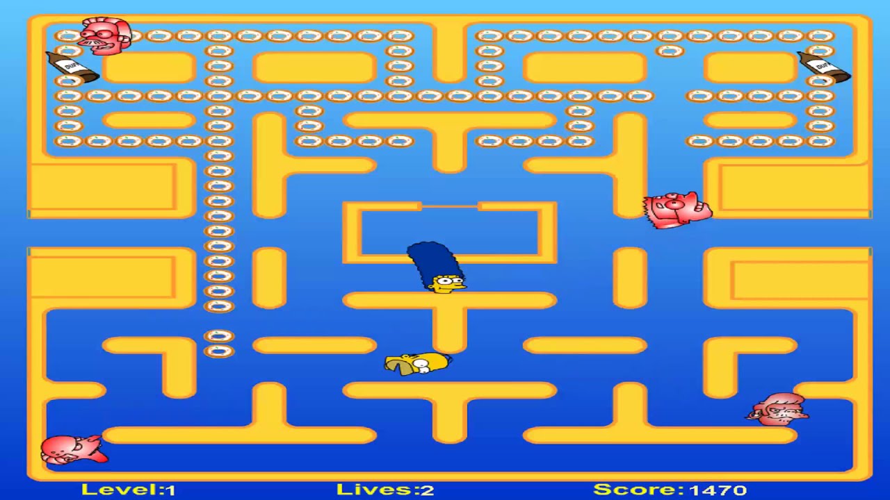 SIMPSONS PACMAN SIMPSON'S PAC MAN OTHER MUSIC ONLINE FROM GAMESDOZ COM ...