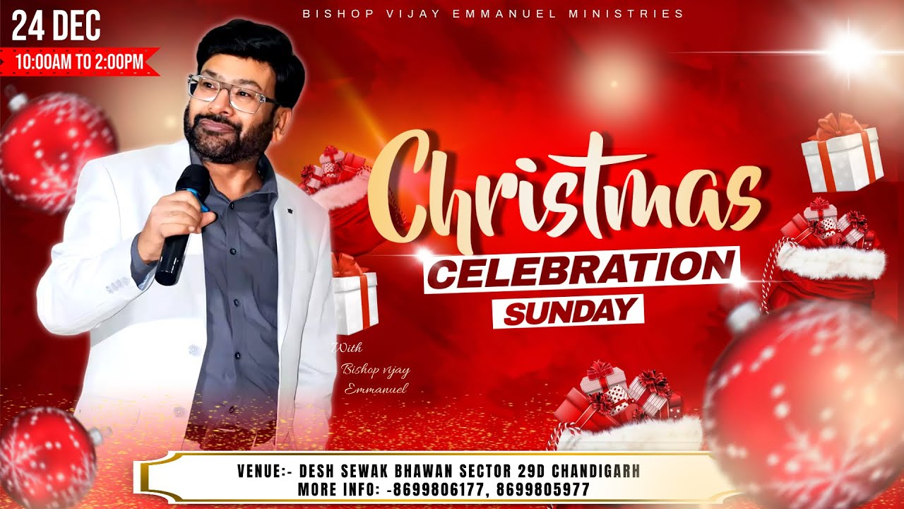 TODAY CHRISTMAS CELEBRATION SUNDAY SERVICE LIVE🔥| #christmas | # ...