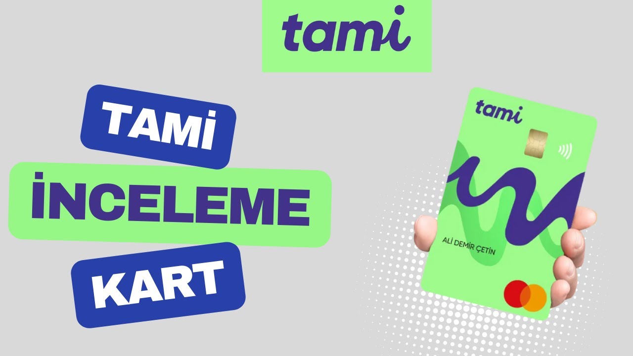 Tami Kart İnceleme - Garanti Bankası Ön Ödemeli Kartı - YouTube