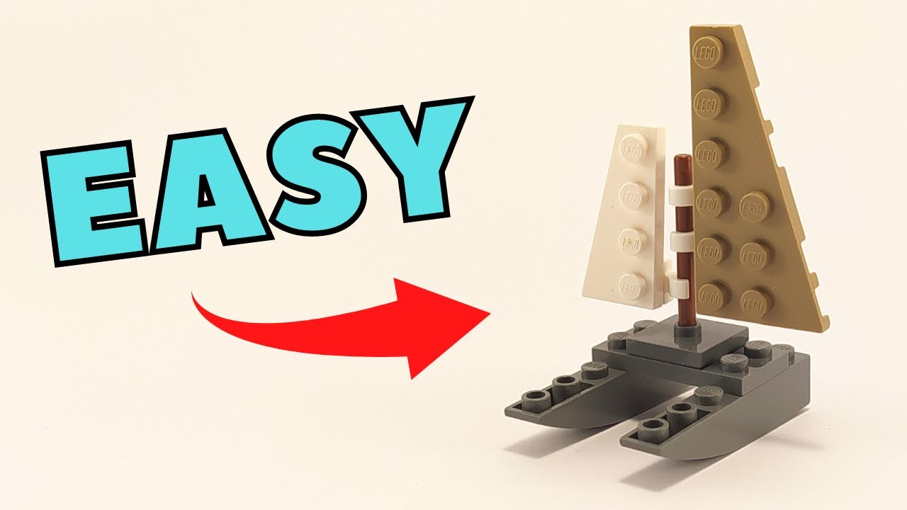 Mini Lego Sailing Boat - Tutorial #shorts - Top Cruise Trips
