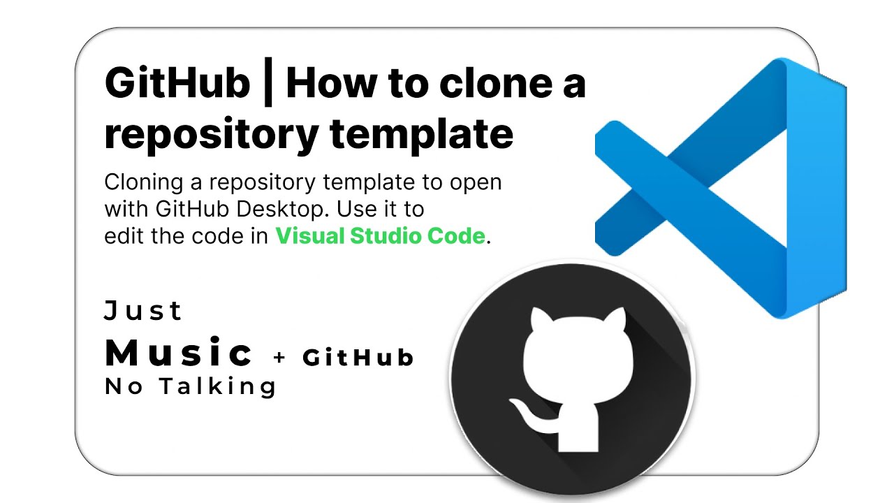 GitHub | How To Clone A Repository Template - YouTube