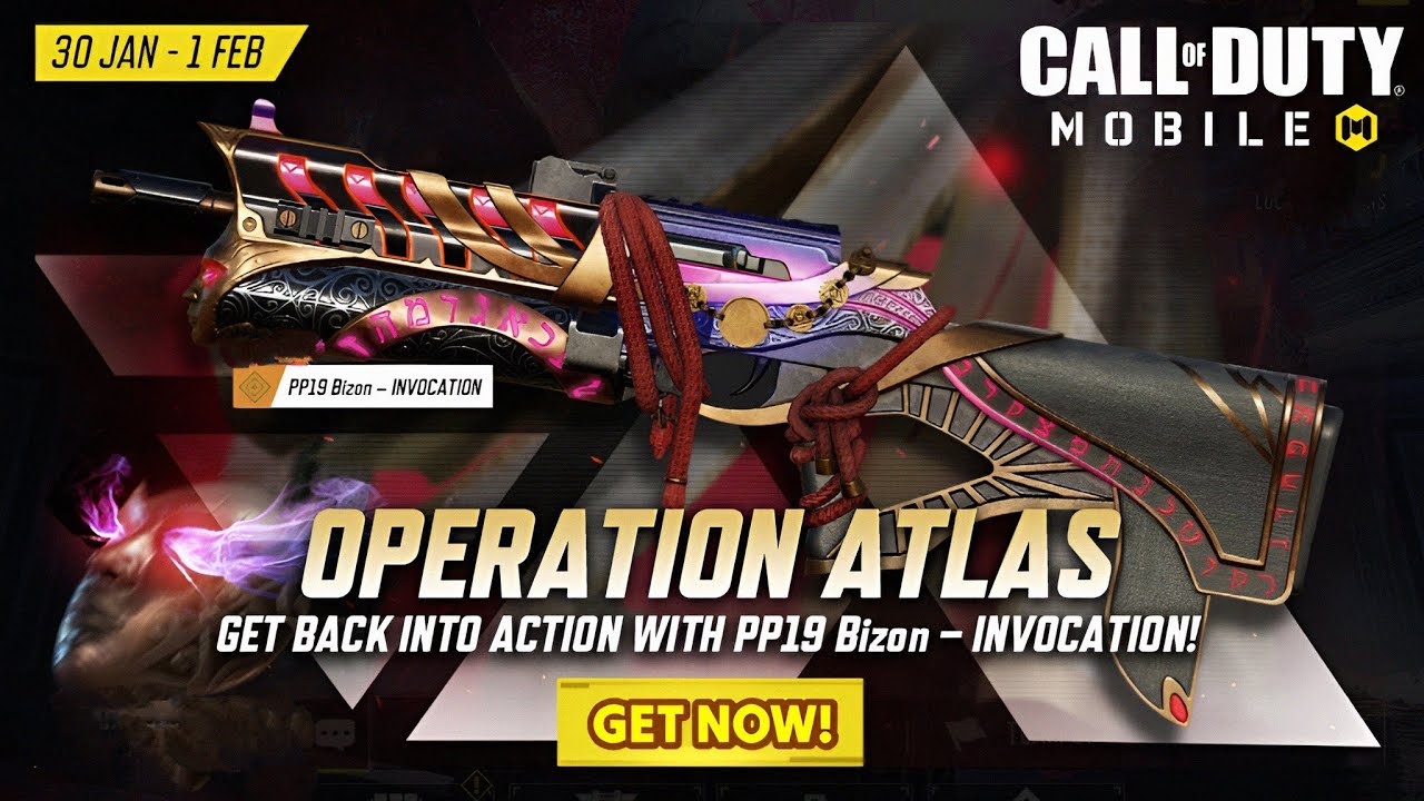 LIMITED FREE LEGENDARY PP19 BIZON - INVOCATION | OPERATION ATLAS - YouTube