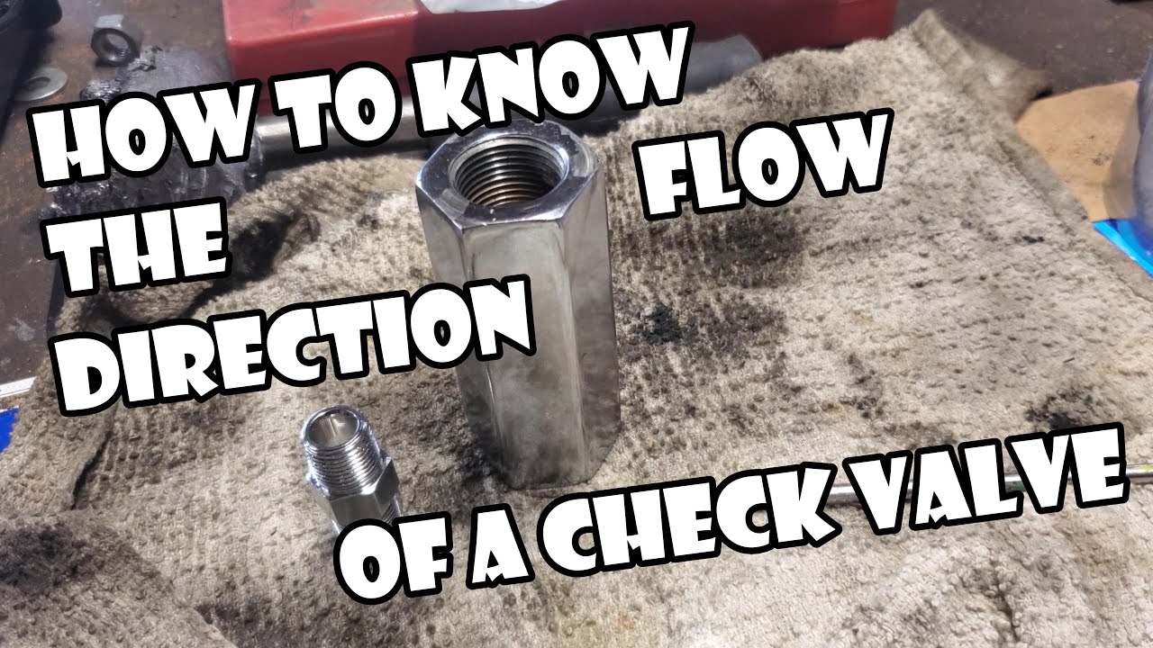 Installing Check Valves The Right Way - YouTube