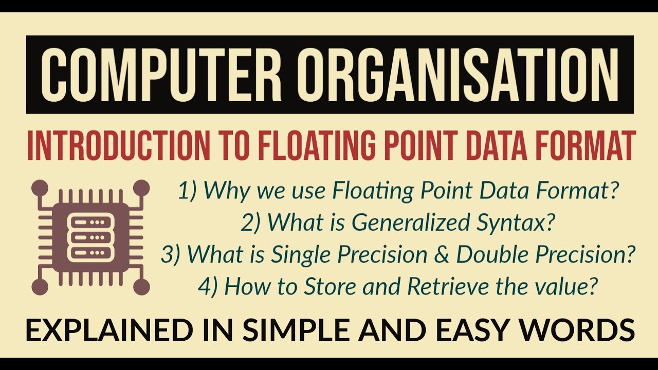 08. Floating Point Data Format | Single Precision, Double Precision ...