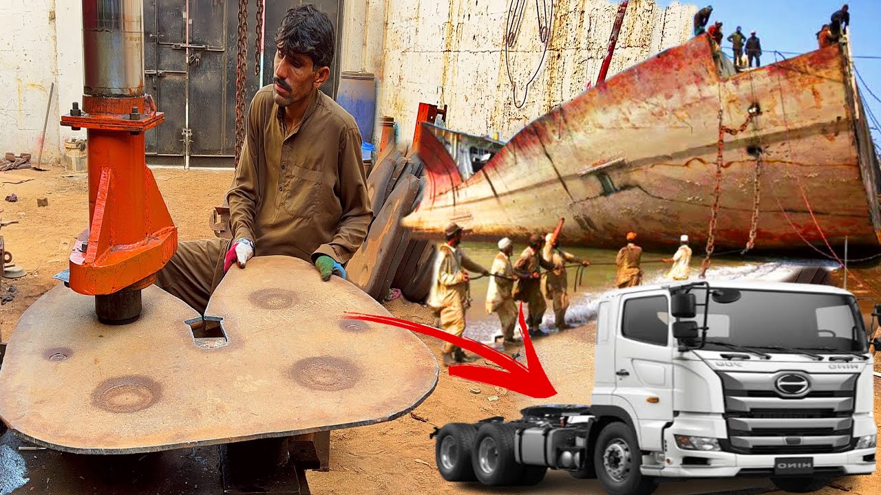 We Break Aqua Cruise Ship and Make a Semi Truck Fifth Wheel From High ...